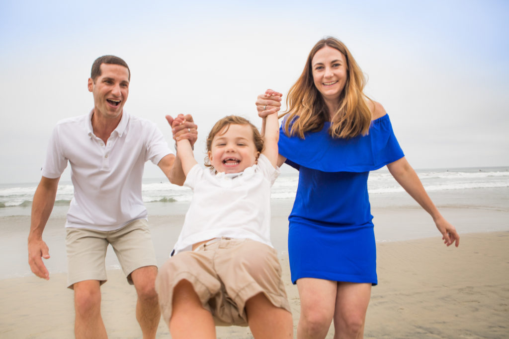 Family photos on the beach in Encinitas | Marcy Browe Photography