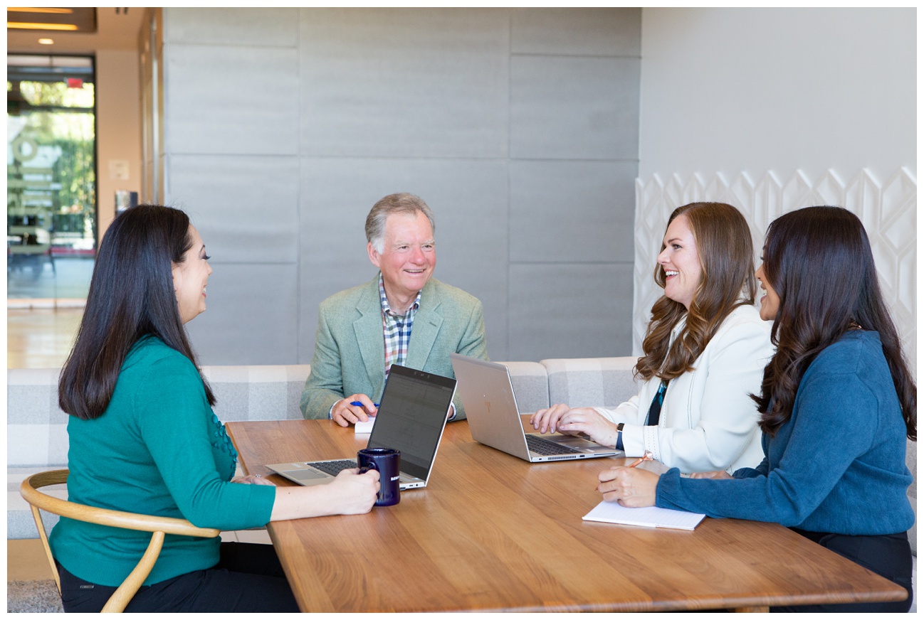 Branding photos for financial planning team in San Diego