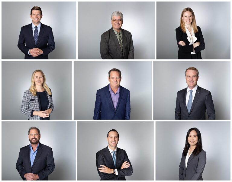 Headshots for international law firm