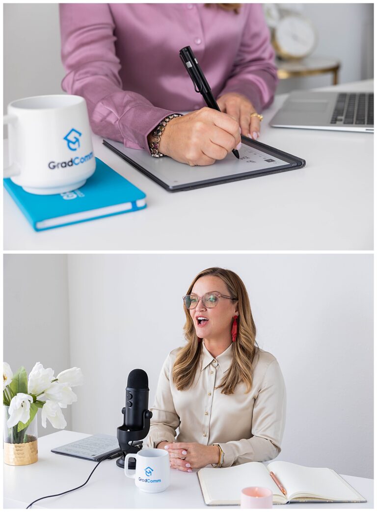 Branding photos for Cheryl Broom of GradComm