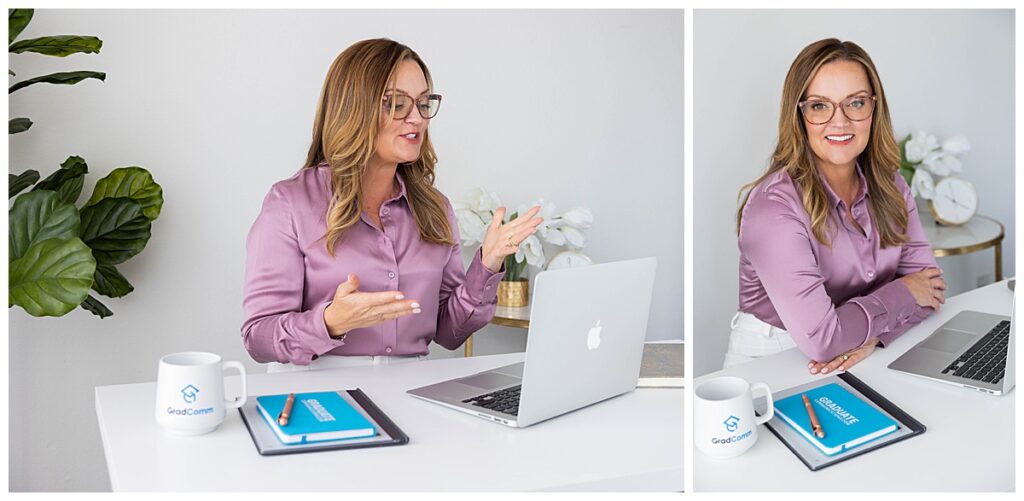 Branding photos for Cheryl Broom of GradComm