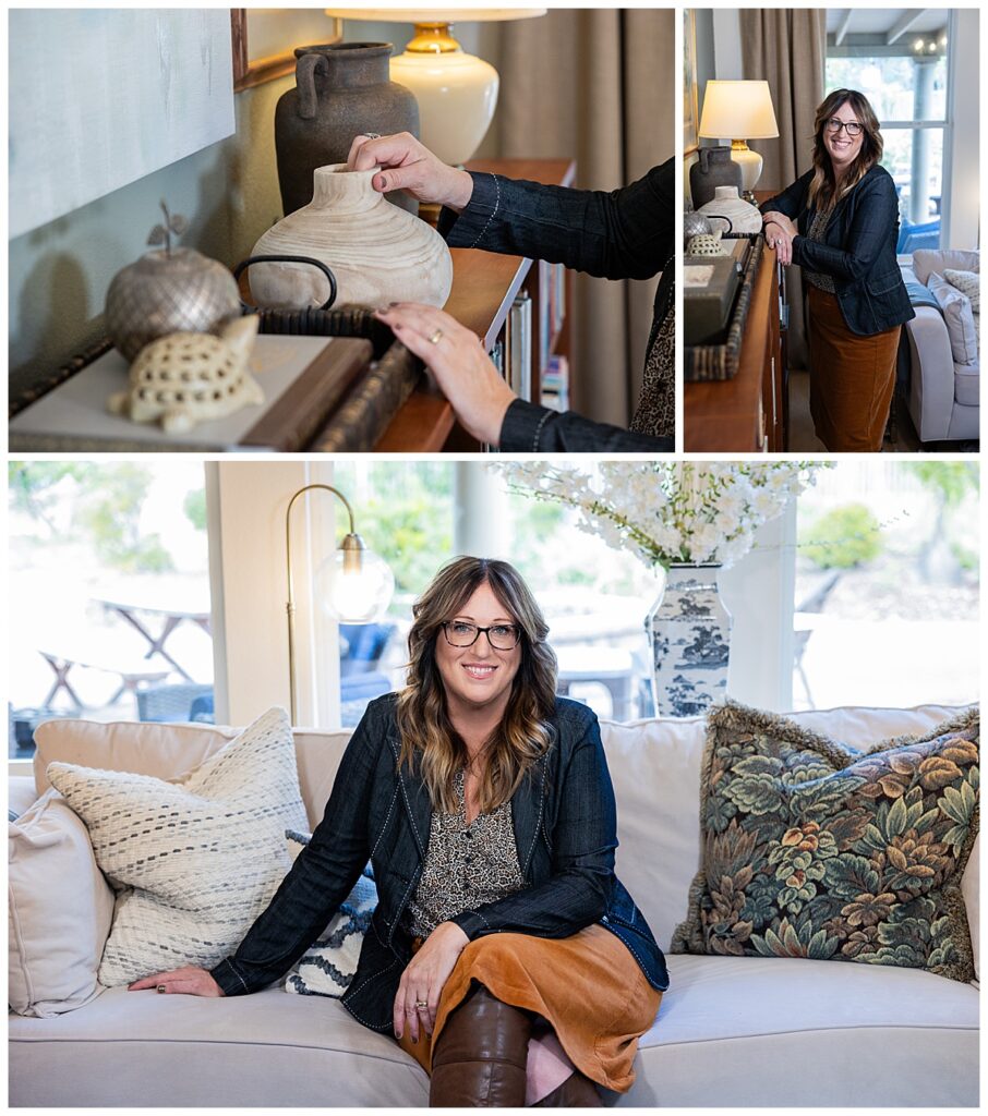 Branding photos for Diane Luna, SoCal Interior Designer